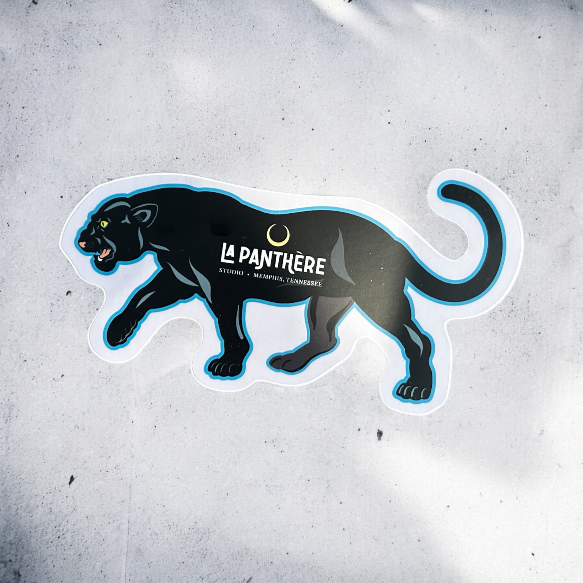 La Panthère Studio XL panther sticker